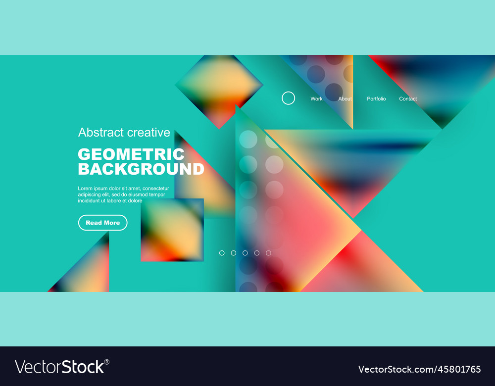 Triangle abstract background Royalty Free Vector Image