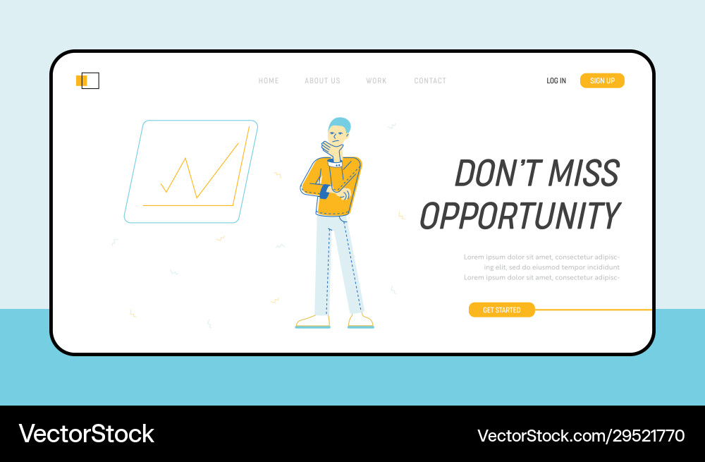 Creativity brainstorm and imagination website Vector Image