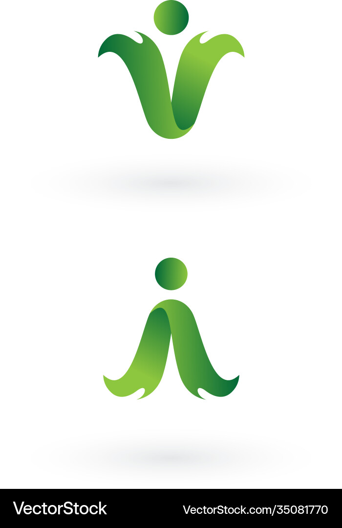 People communication community and teamwork logo Vector Image