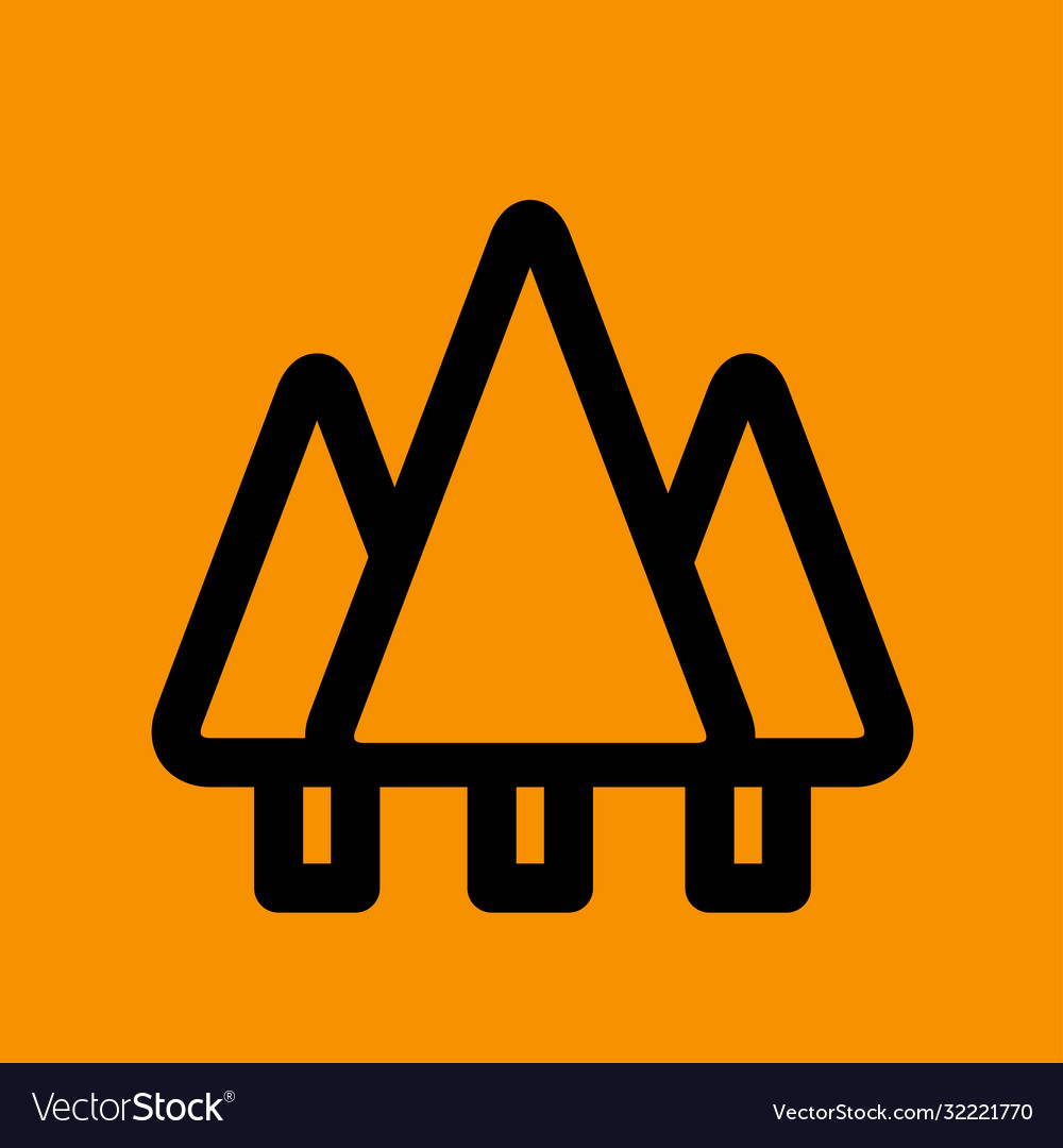 Spring linear premium icon download template Vector Image