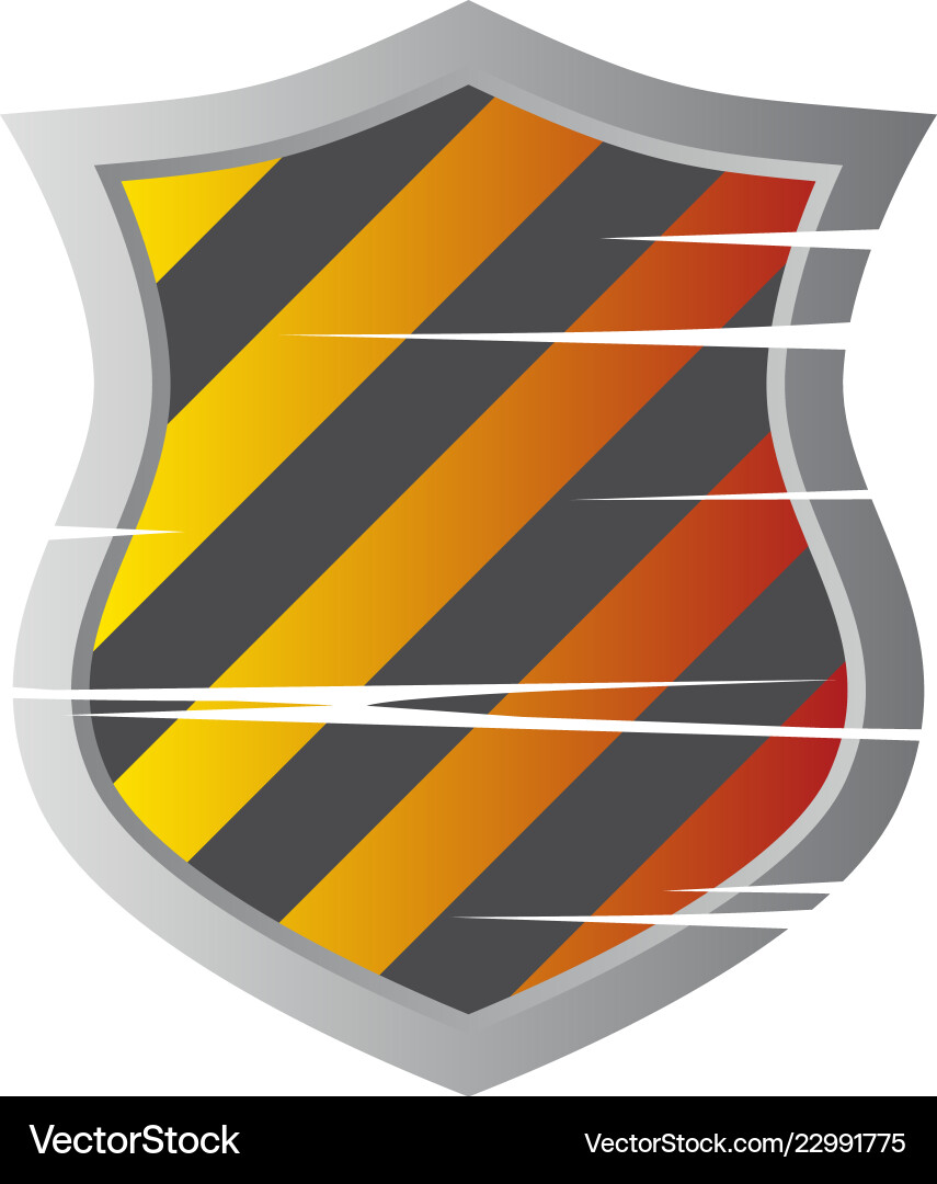 Shield protection anti virus sign Royalty Free Vector Image