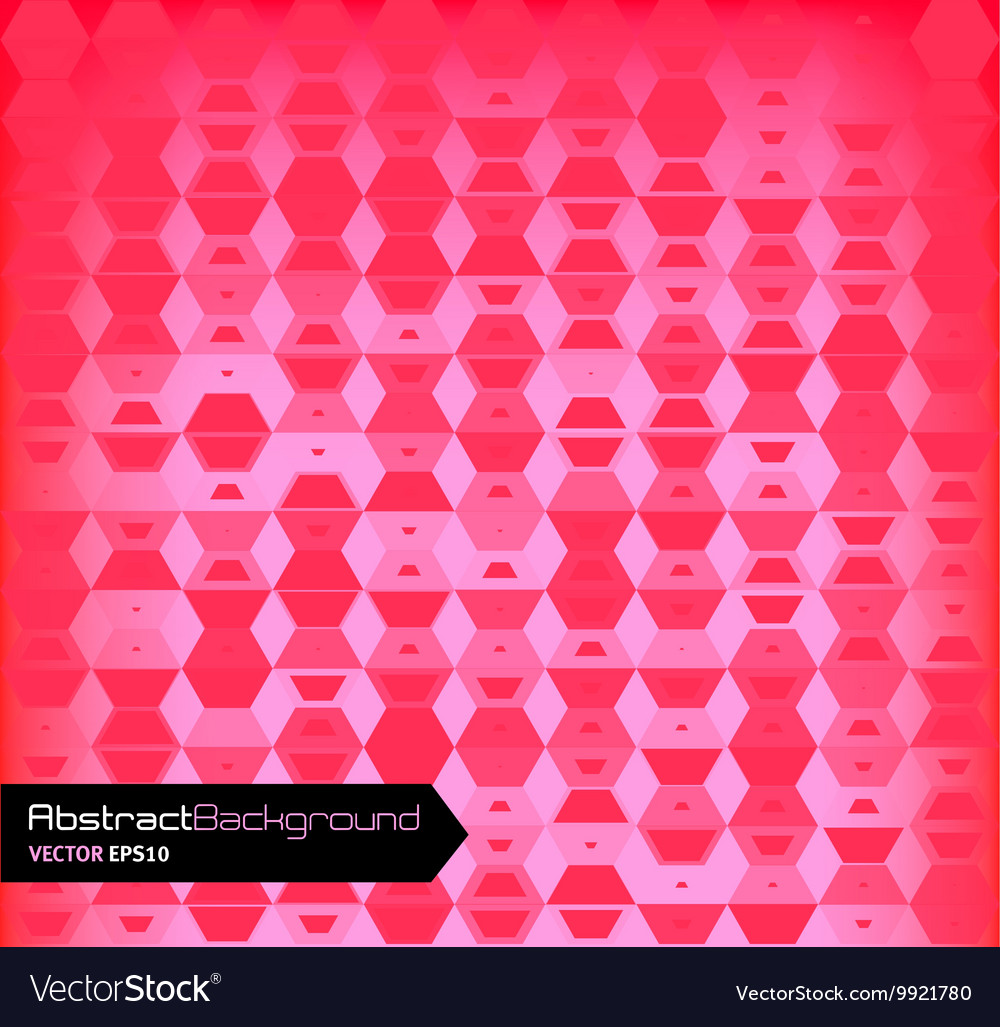 Pink geometric abstract background Royalty Free Vector Image