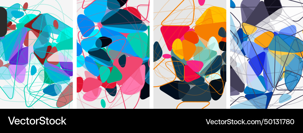 Triangle geometric abstract backgrounds Royalty Free Vector