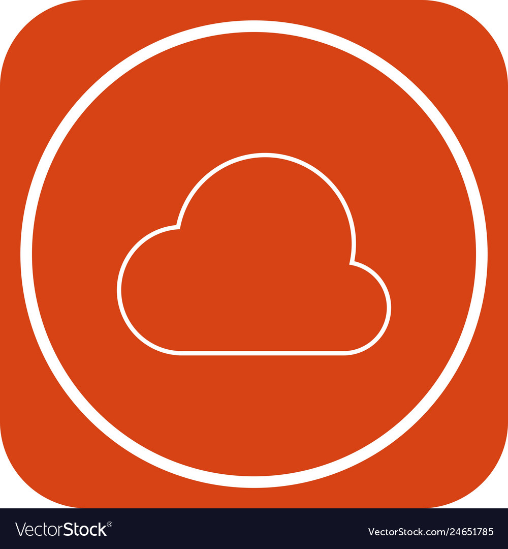Cloud icon Royalty Free Vector Image - VectorStock