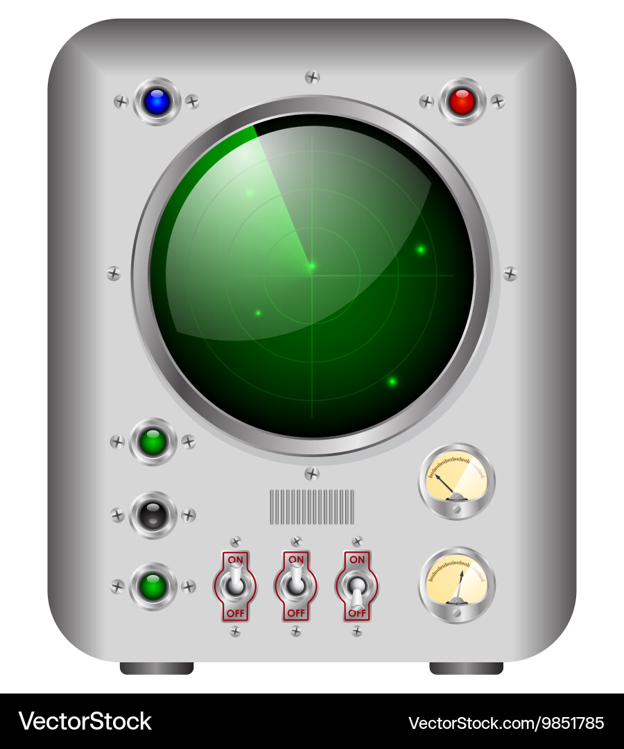 Electronic device with a green screen similar to Vector Image