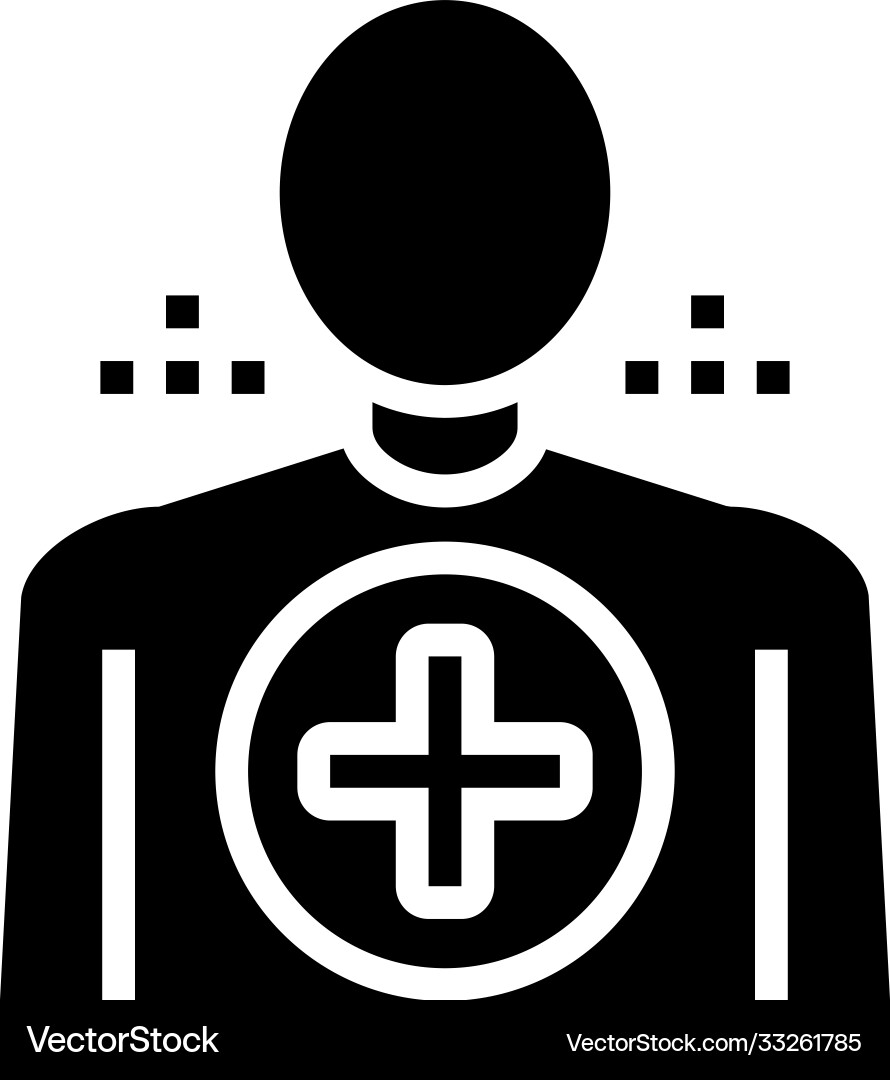 Human new colleague glyph icon Royalty Free Vector Image