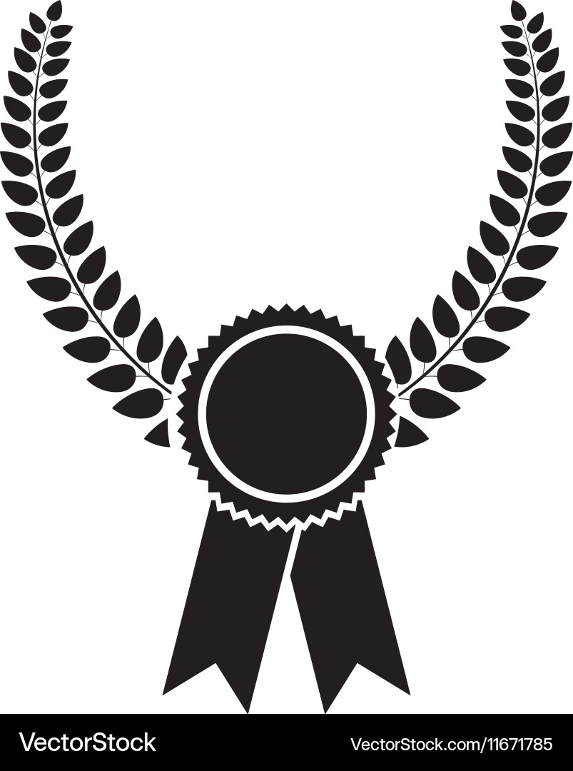 Isolated seal stamp with ribbon design Royalty Free Vector