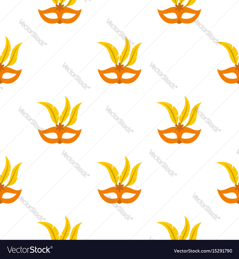 Mask pattern flat Royalty Free Vector Image - VectorStock