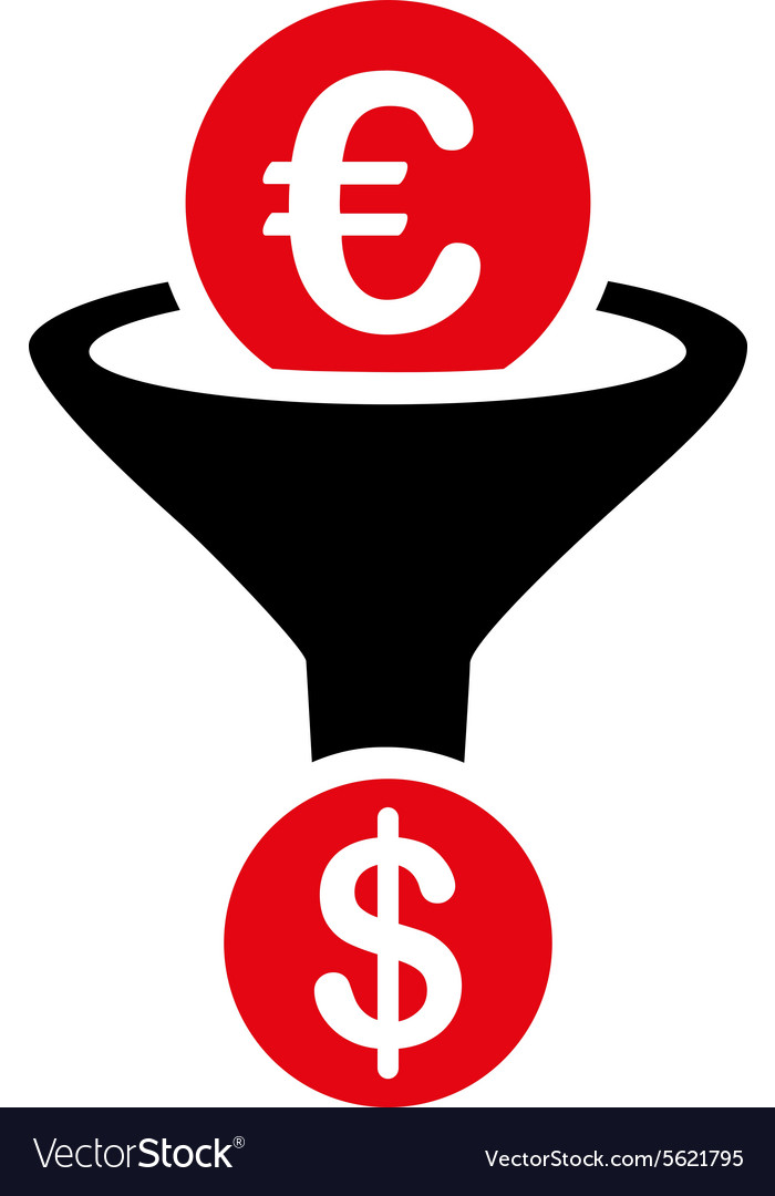 Currency conversion icon Royalty Free Vector Image