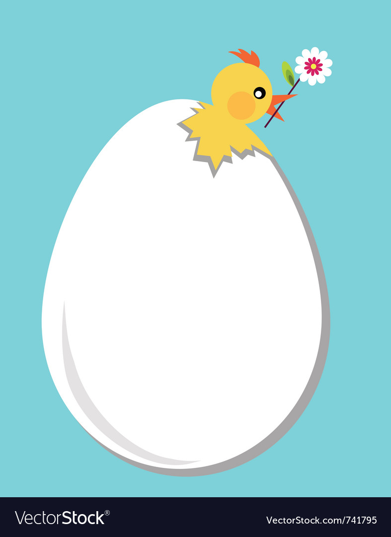 Easter chick Royalty Free Vector Image - VectorStock
