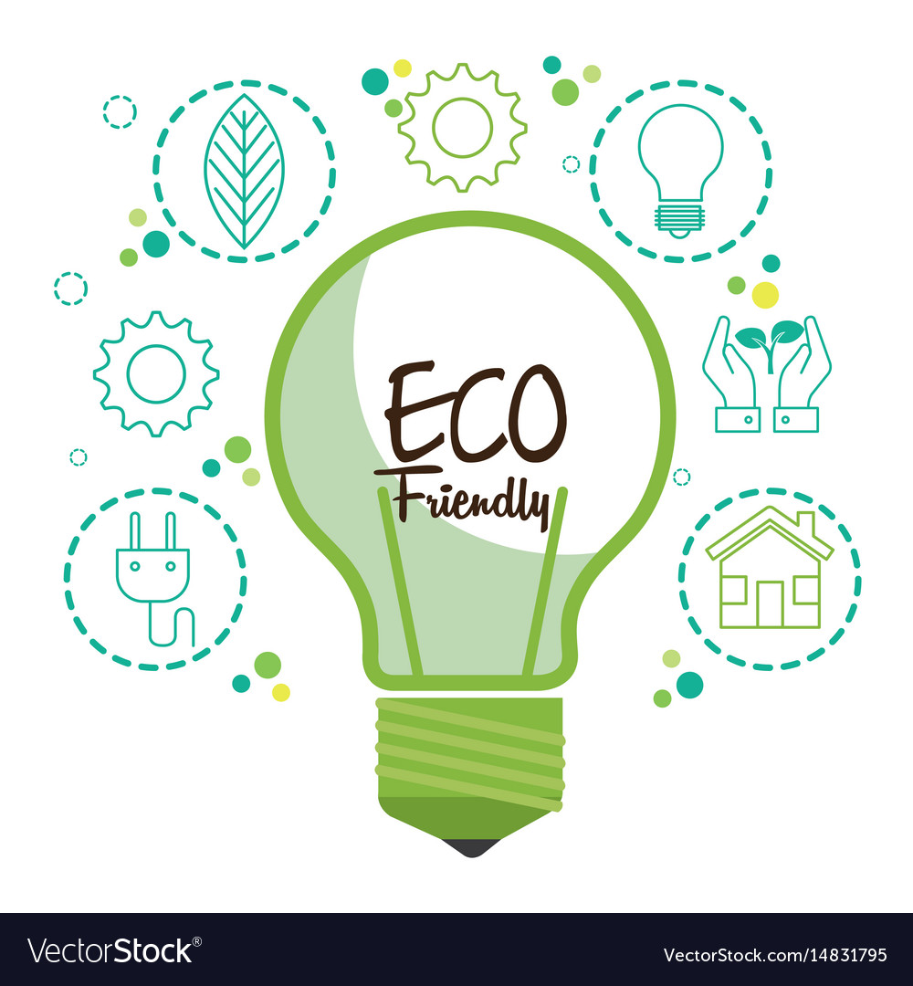 Eco friendly design Royalty Free Vector Image - VectorStock