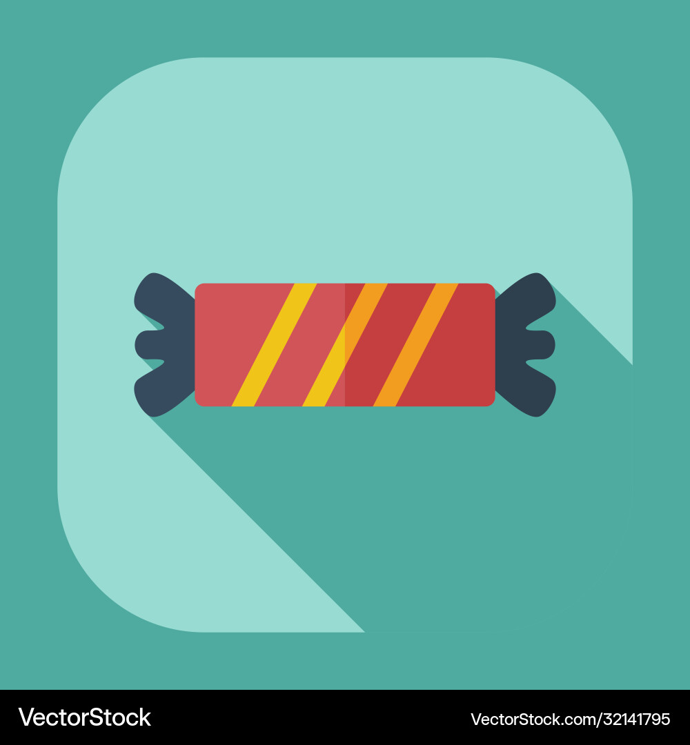 Flat modern design with shadow icons sweet Vector Image