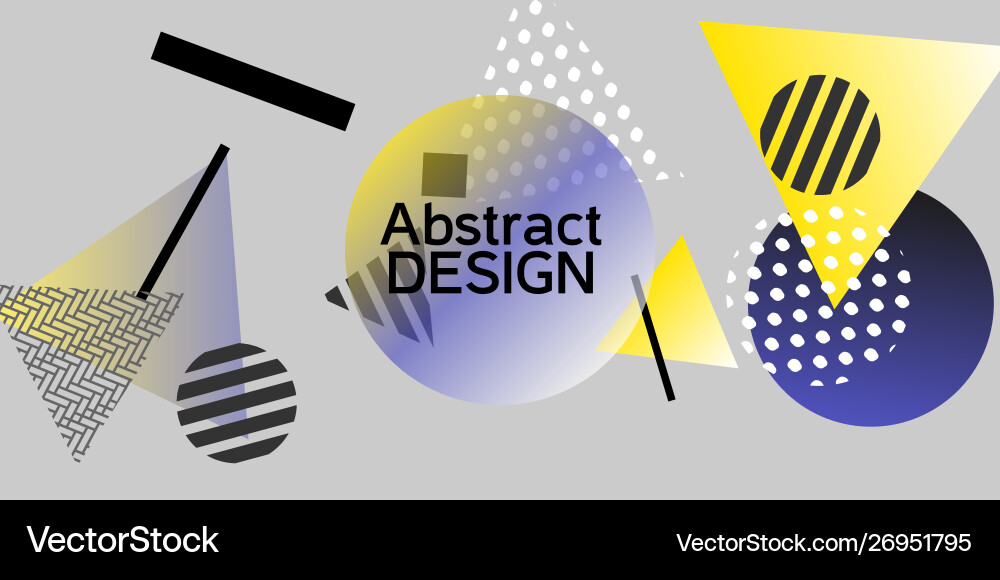 Geometric abstract background Royalty Free Vector Image