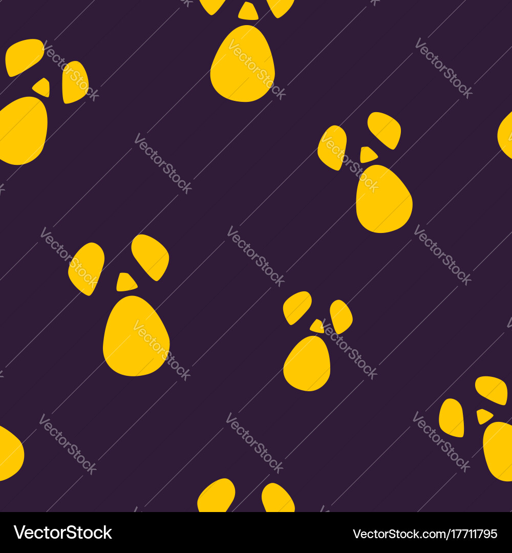 Seamless pattern of cry scary halloween Royalty Free Vector
