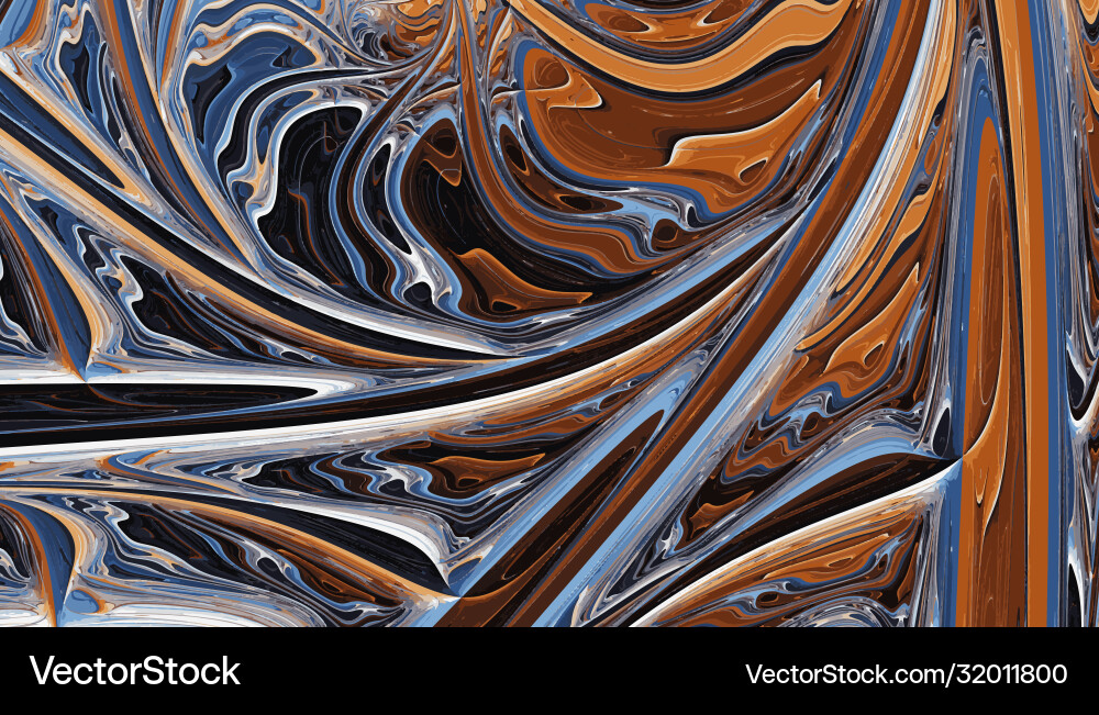 Abstract meditative color fractal Royalty Free Vector Image