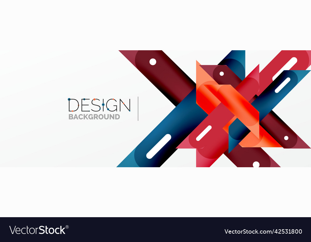 Background overlapping lines dynamic Royalty Free Vector