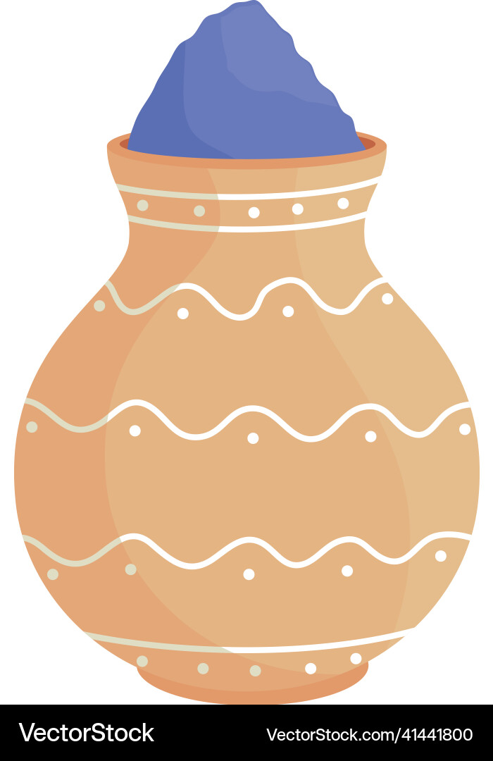 Blue happy holi celebration powder Royalty Free Vector Image