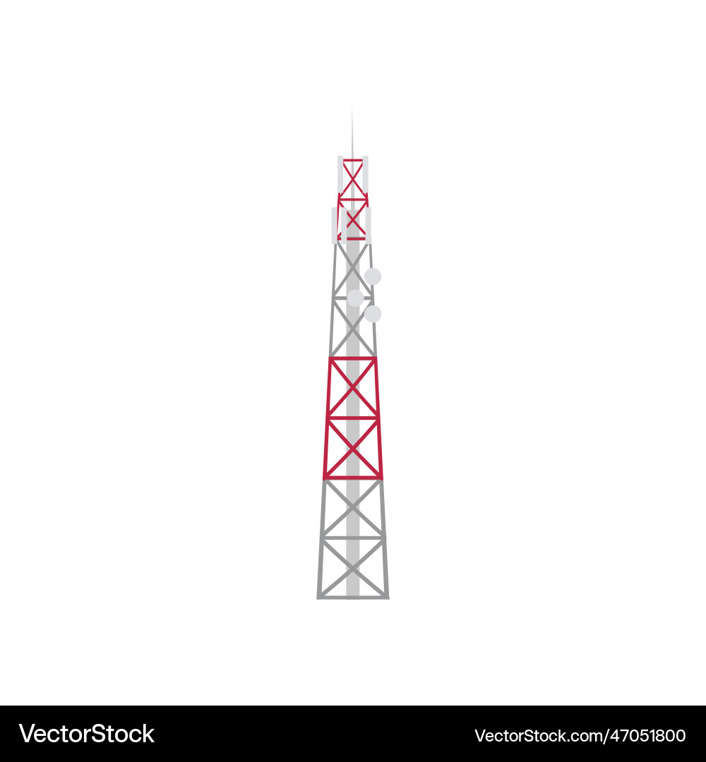 Radio signal station Royalty Free Vector Image