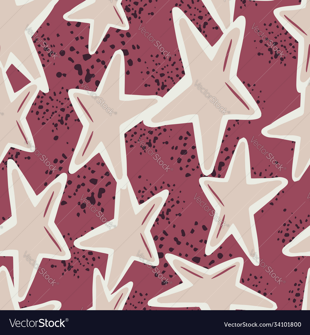 Random seamless pattern with doodle hand drawn Vector Image