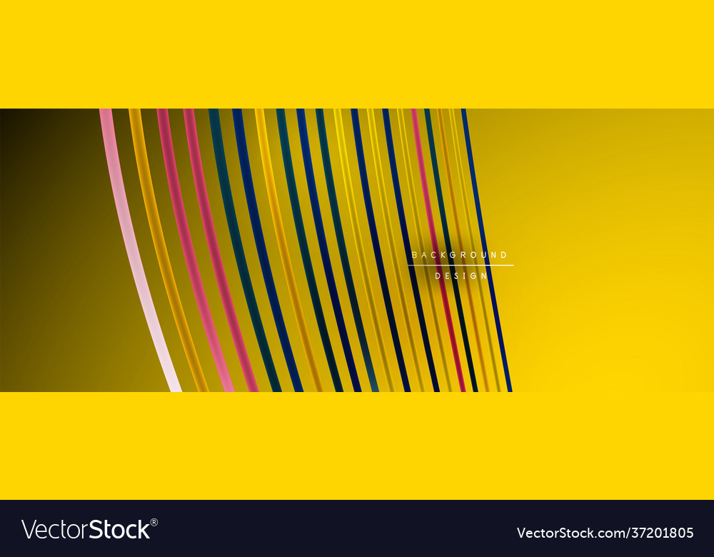 Abstract colorful lines background Royalty Free Vector Image