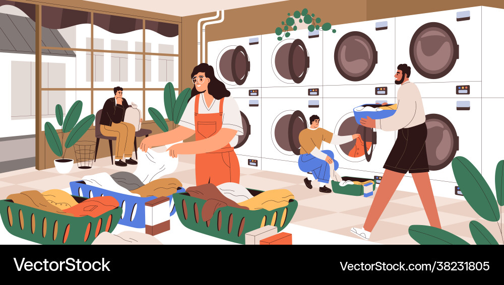 Laundromat Clip Art Family