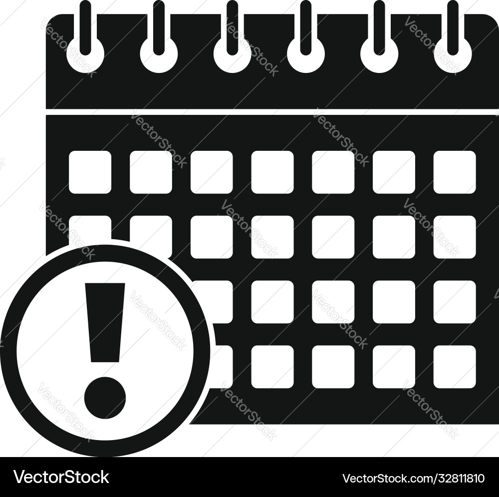 Calendar date innovation icon simple style Vector Image