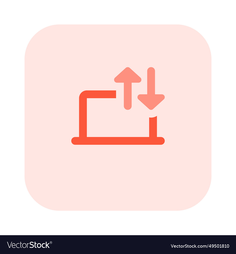 Copying or transferring files between computers Vector Image