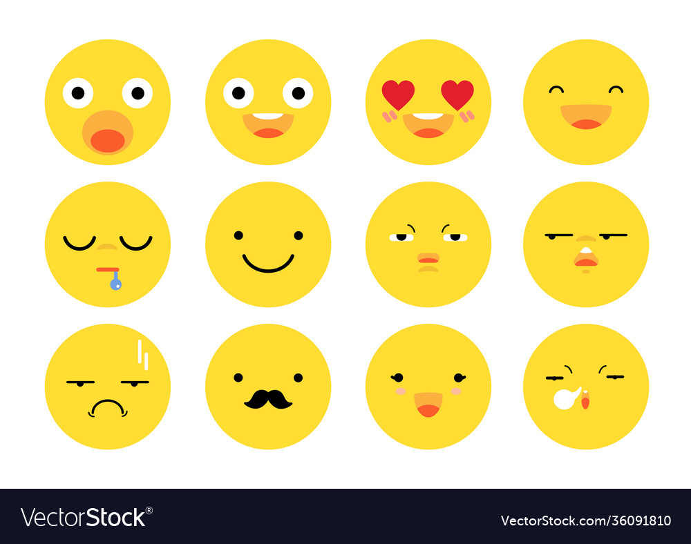 Emoji Royalty Free Vector Image - VectorStock Emoji Royalty Free Vector Image - VectorStock