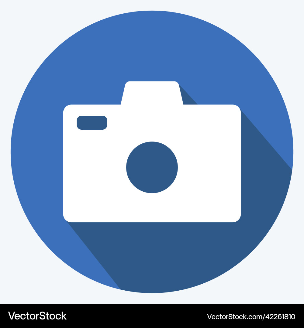 Icon camera suitable for photo editing symbol Vector Image