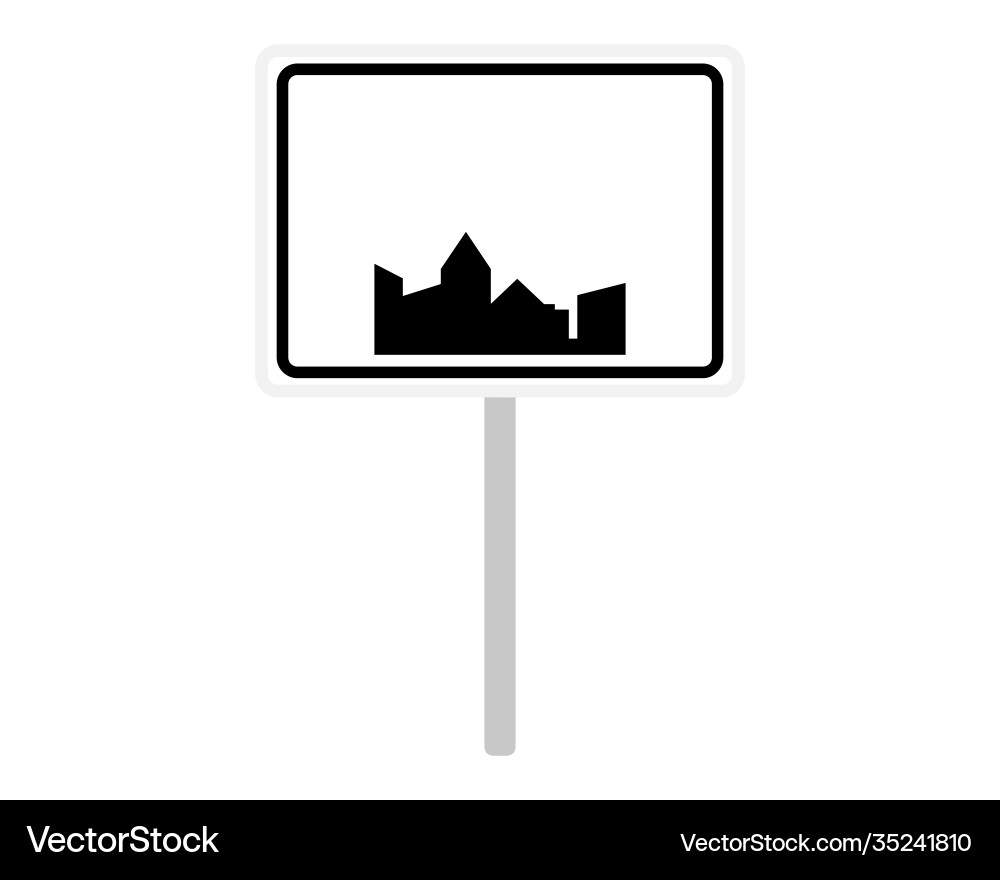 Road sign belgium on white Royalty Free Vector Image