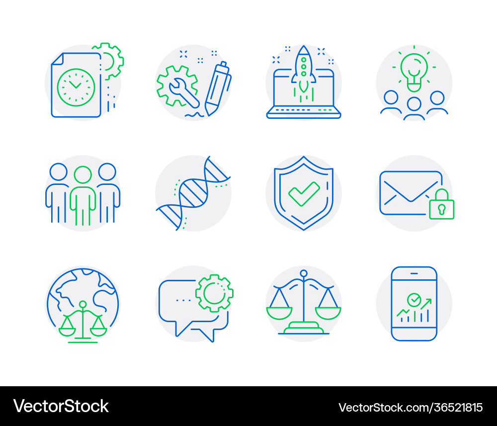 Education icons set included icon as project Vector Image
