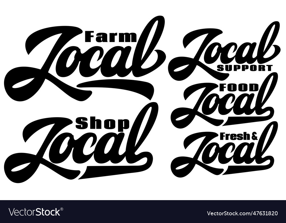 A set of monochrome templates Royalty Free Vector Image