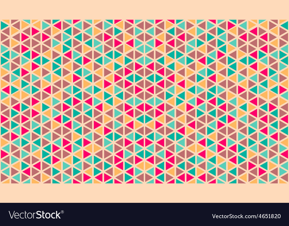 Abstract geometric triangle seamless pattern Vector Image Abstract geometric triangle seamless pattern Vector Image