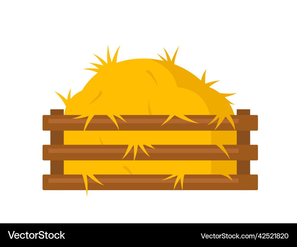 Bale of hay icon Royalty Free Vector Image - VectorStock