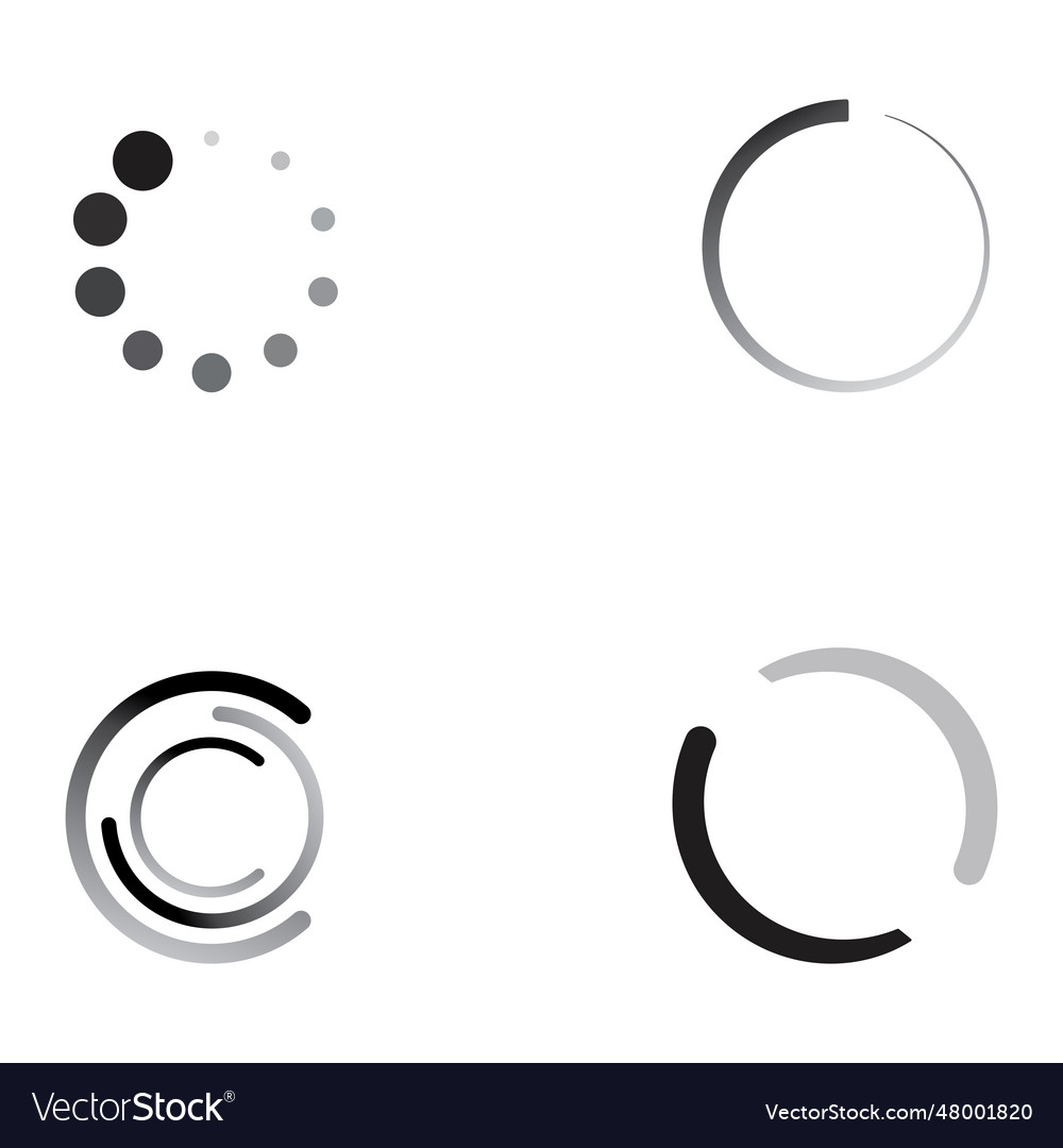 Buffering icon Royalty Free Vector Image - VectorStock
