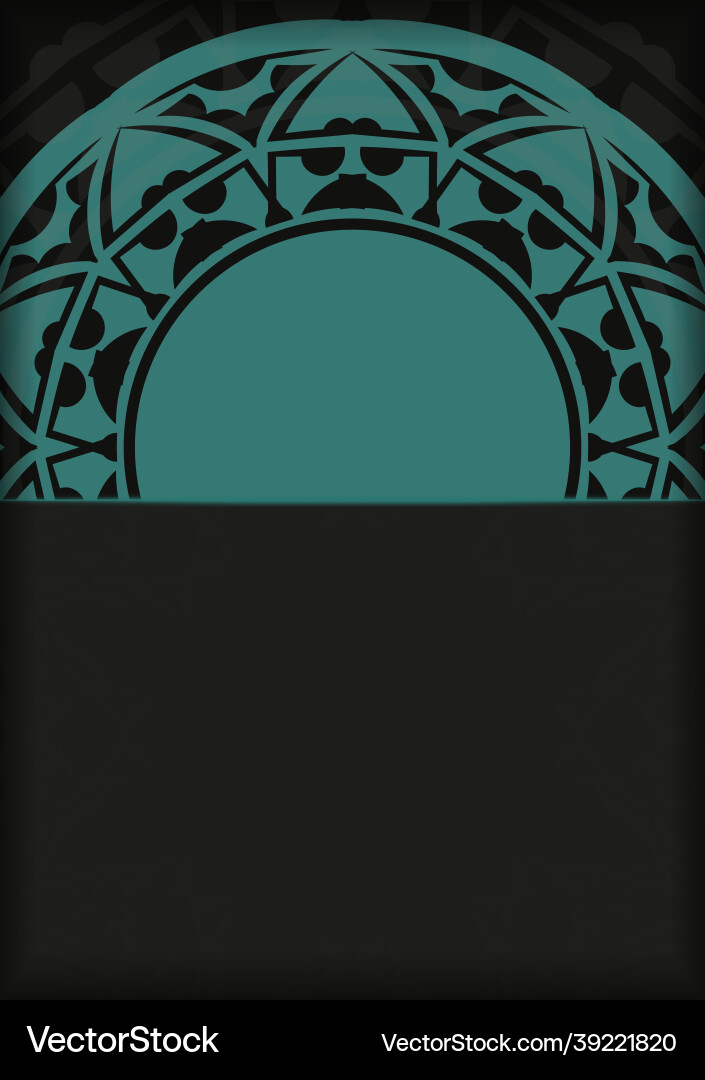 Invitation card template with place for your text Vector Image