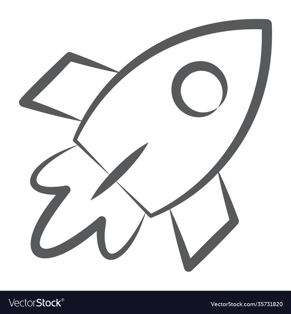 Rocket Royalty Free Vector Image - VectorStock
