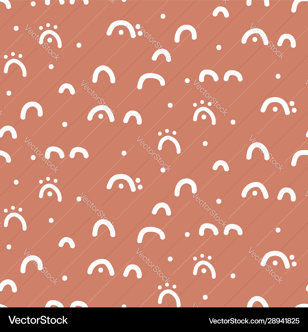 Abstract hand sketched small shapes modern Vector Image