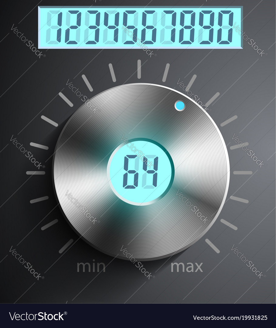Volume control Royalty Free Vector Image - VectorStock