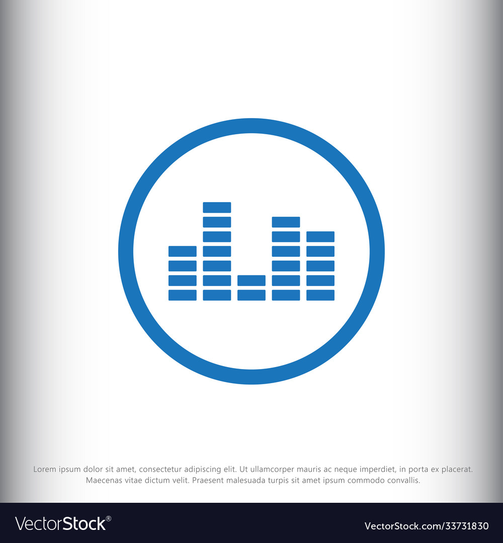 Equalizer icon Royalty Free Vector Image - VectorStock