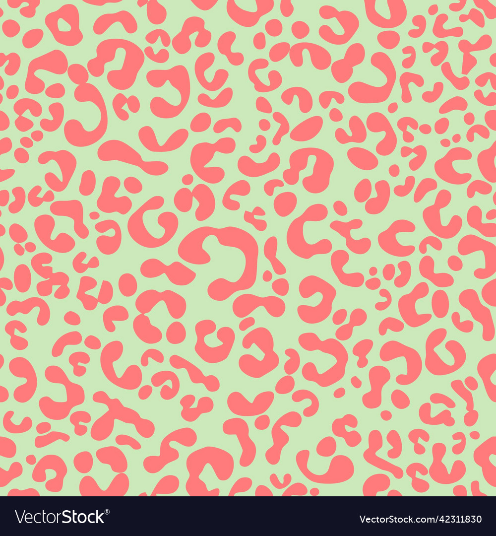 Leopard print seamless pattern Royalty Free Vector Image