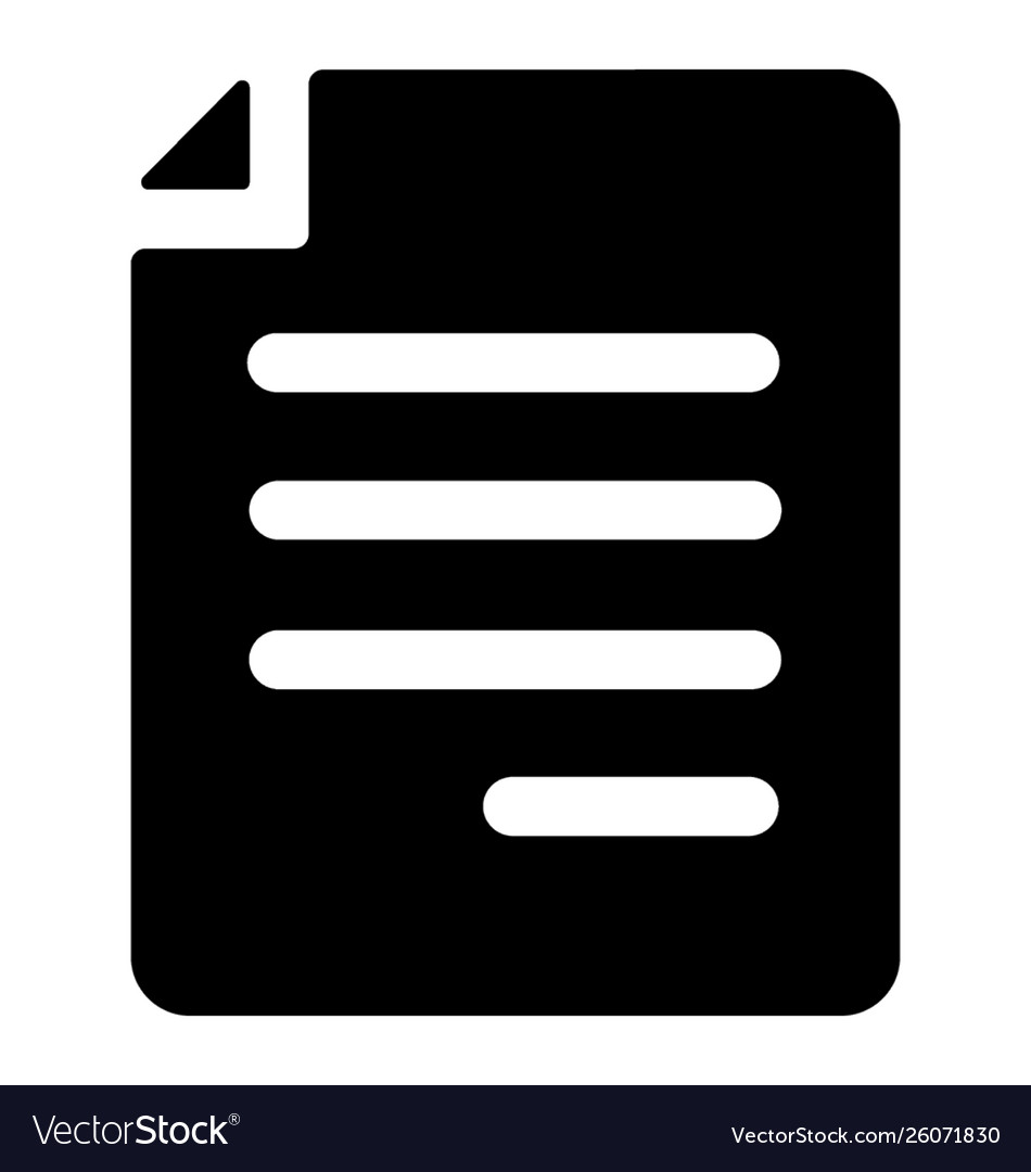 Official document Royalty Free Vector Image - VectorStock