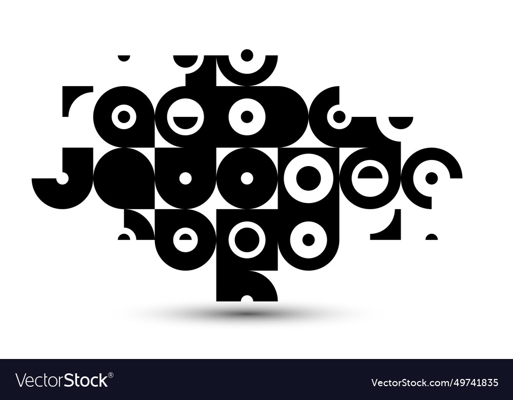 Abstract geometric background tech engineering Vector Image