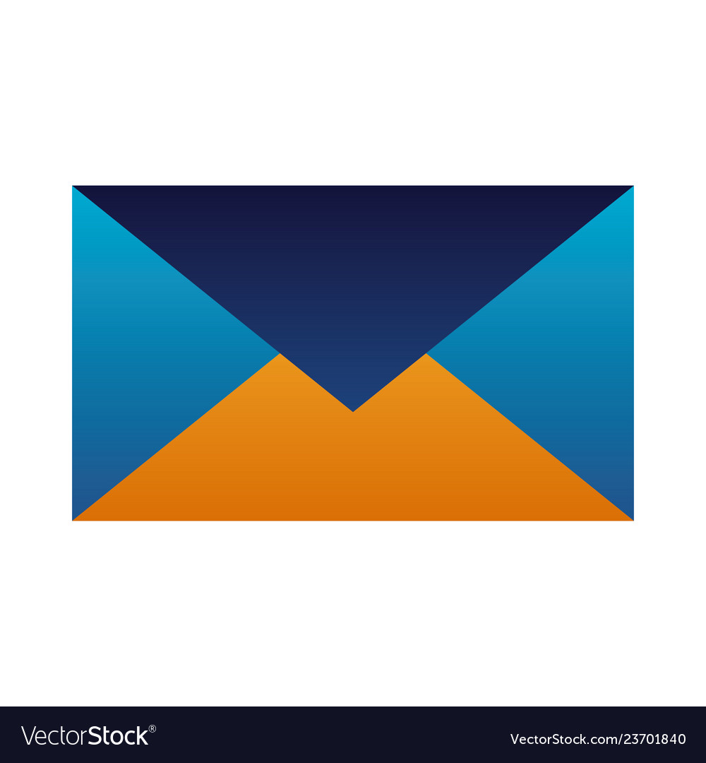 Mail envelope message Royalty Free Vector Image