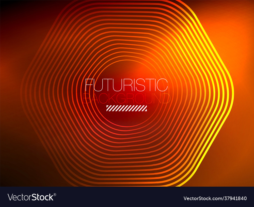 Neon color square shape lines abstract background Vector Image Neon color square shape lines abstract background Vector Image