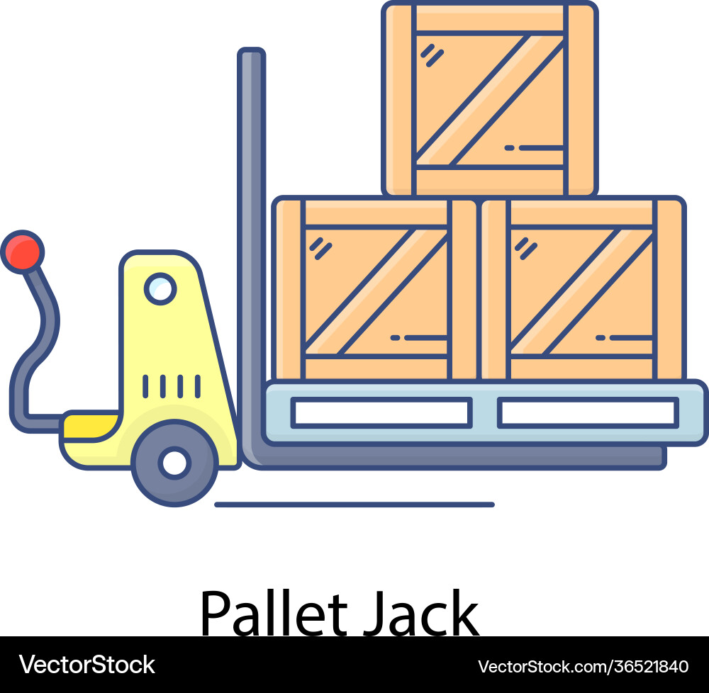 Parcel jack Royalty Free Vector Image - VectorStock