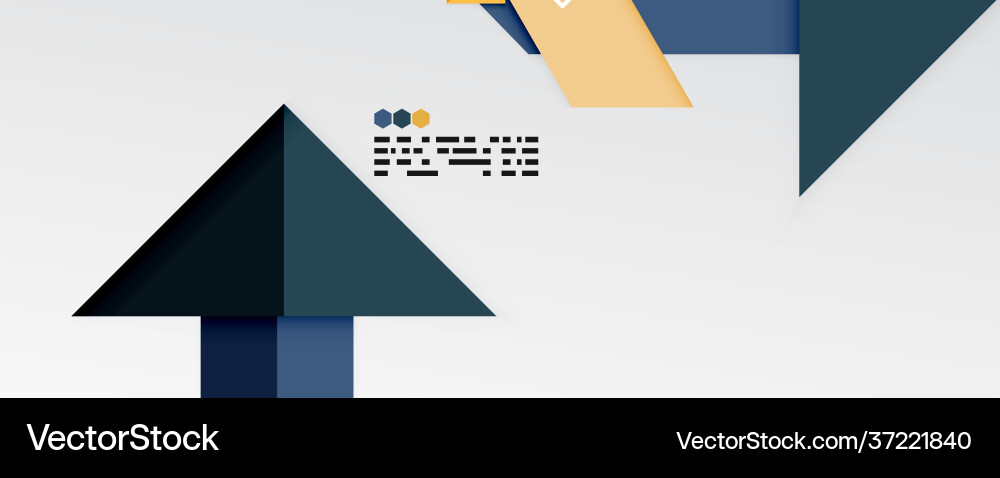 Shiny color triangles and geometric shapes Vector Image