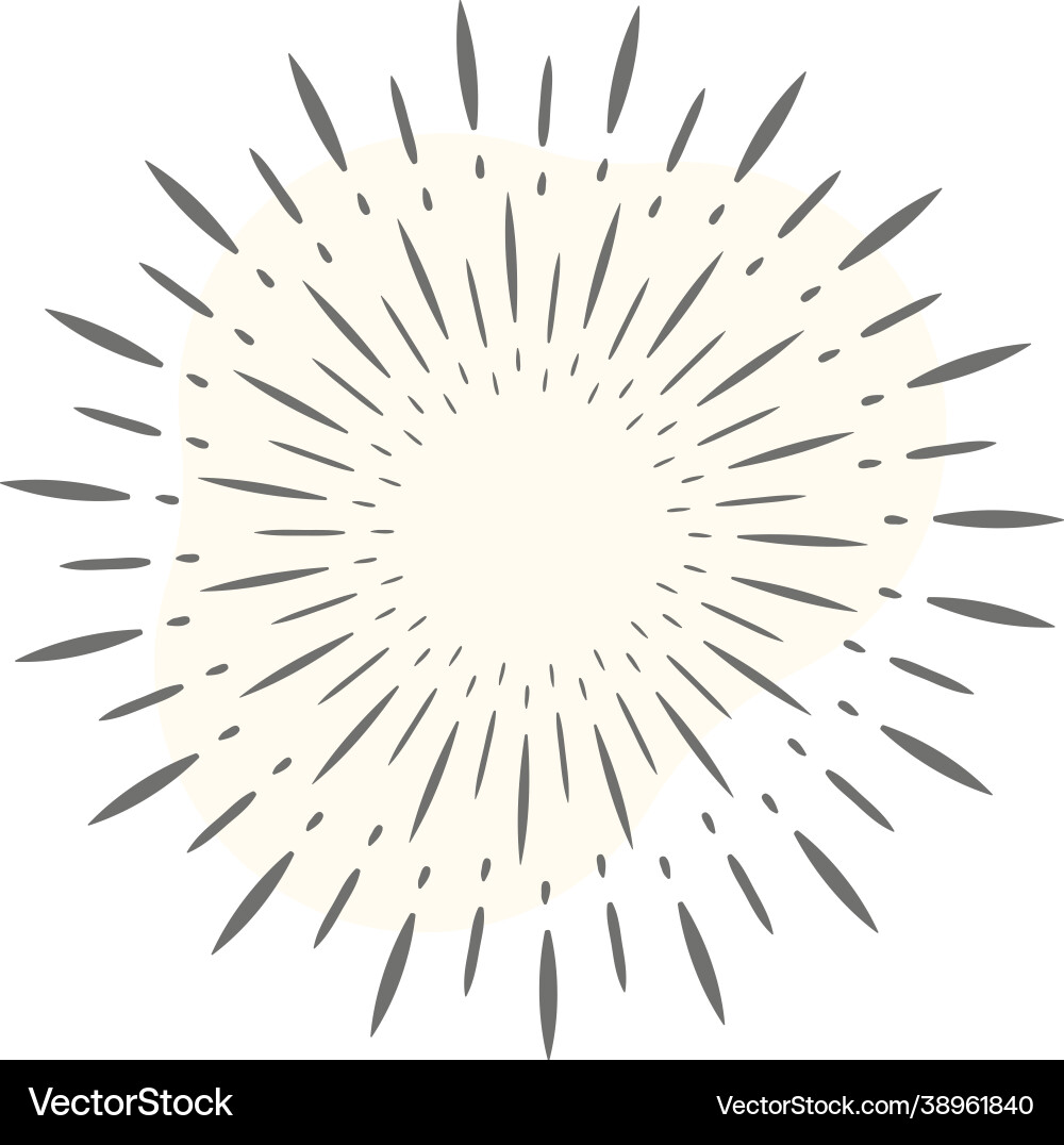 Sun rays Royalty Free Vector Image - VectorStock