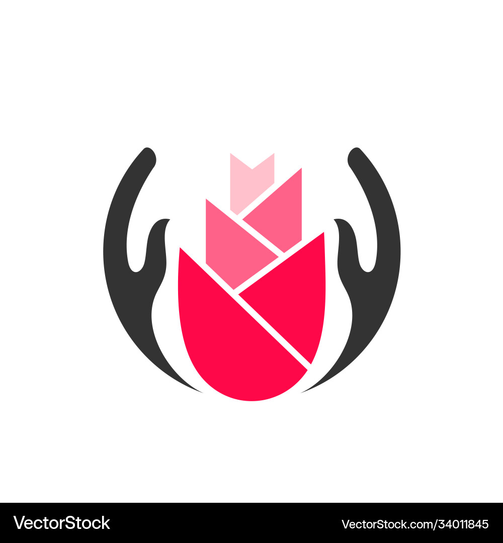 Beauty care logo Royalty Free Vector Image - VectorStock