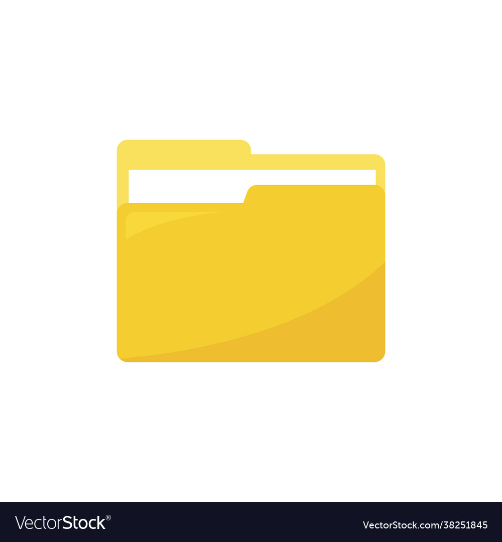 Data folder icon Royalty Free Vector Image - VectorStock